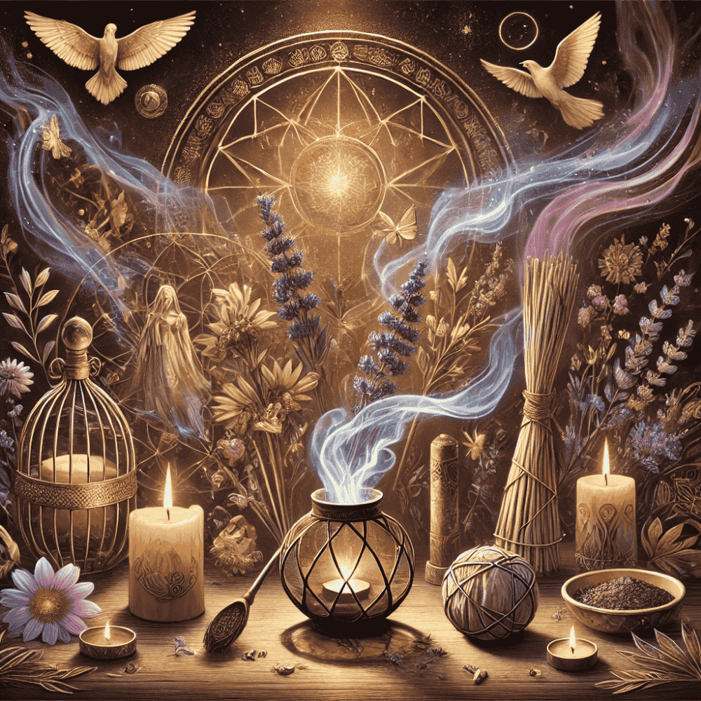 Incense & Smudging Tools for Purification | Angelic Celestial Colours ...