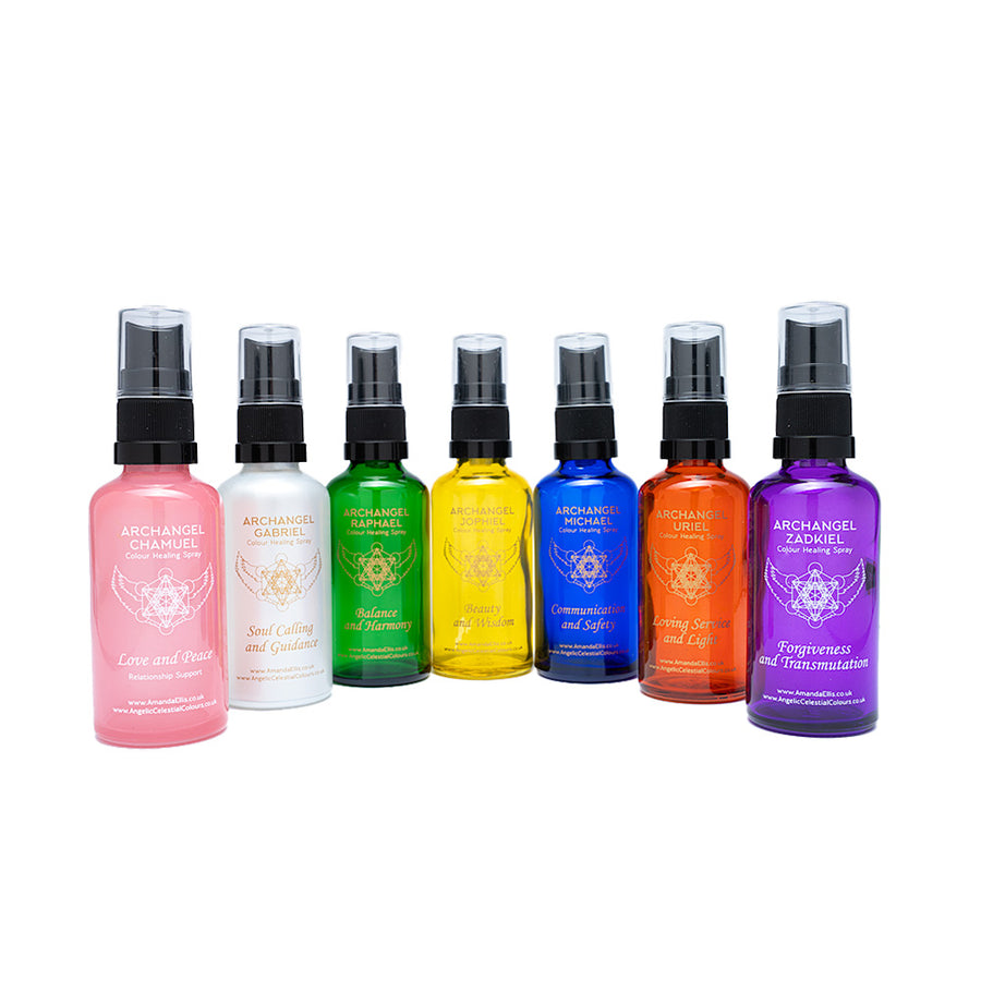 Signature Spray Sets for Energy Healing | Angelic Celestial Colours ...