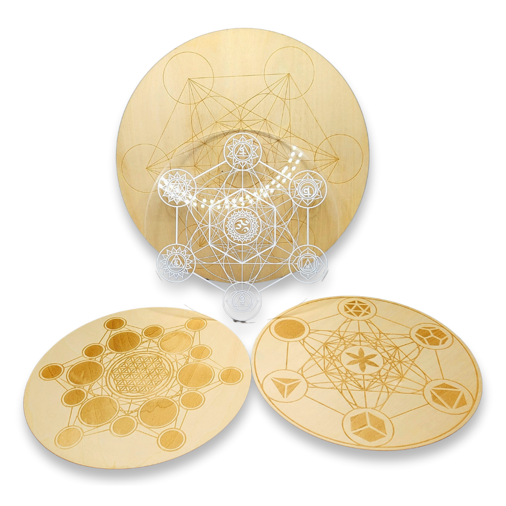 Crystal Grids | Metatron’s Cube Designs | Angelic Celestial Colours ...